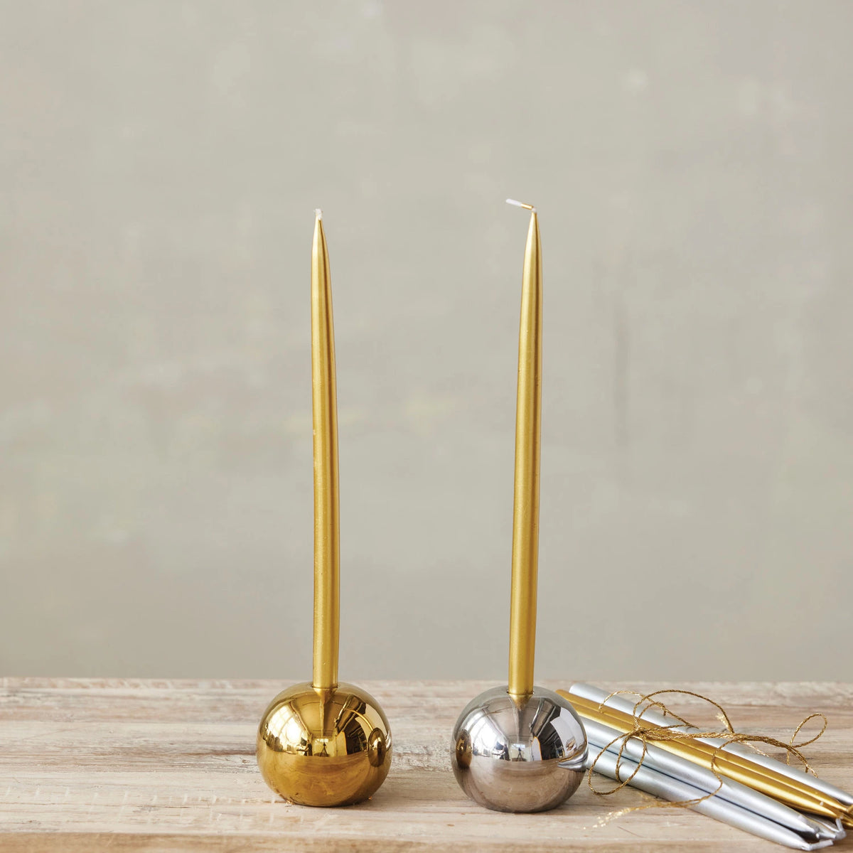 Round Ceramic Ball Shaped Taper Holder – Rendered Unique